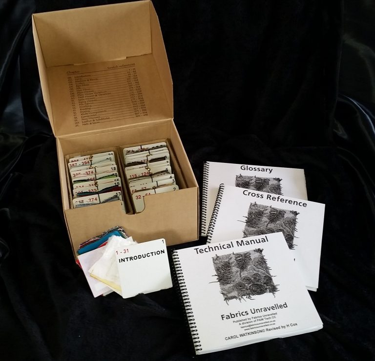 Training Materials – Fabrics Unravelled